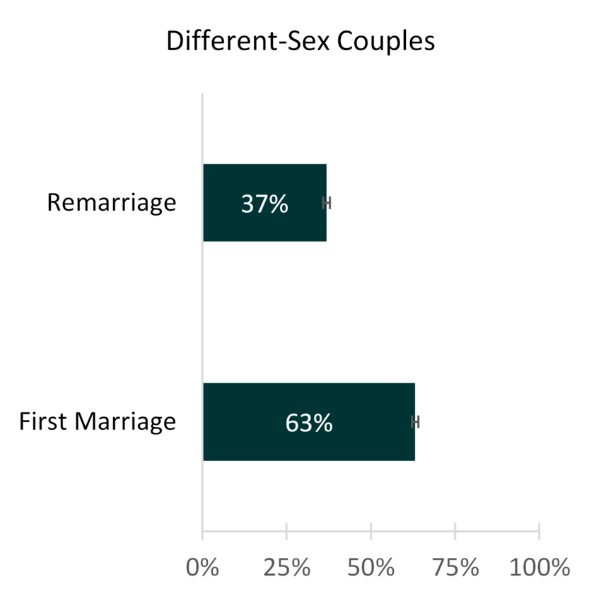 Recent (2019) Marriages to Same-Sex and Different-Sex Couples: Marital ...