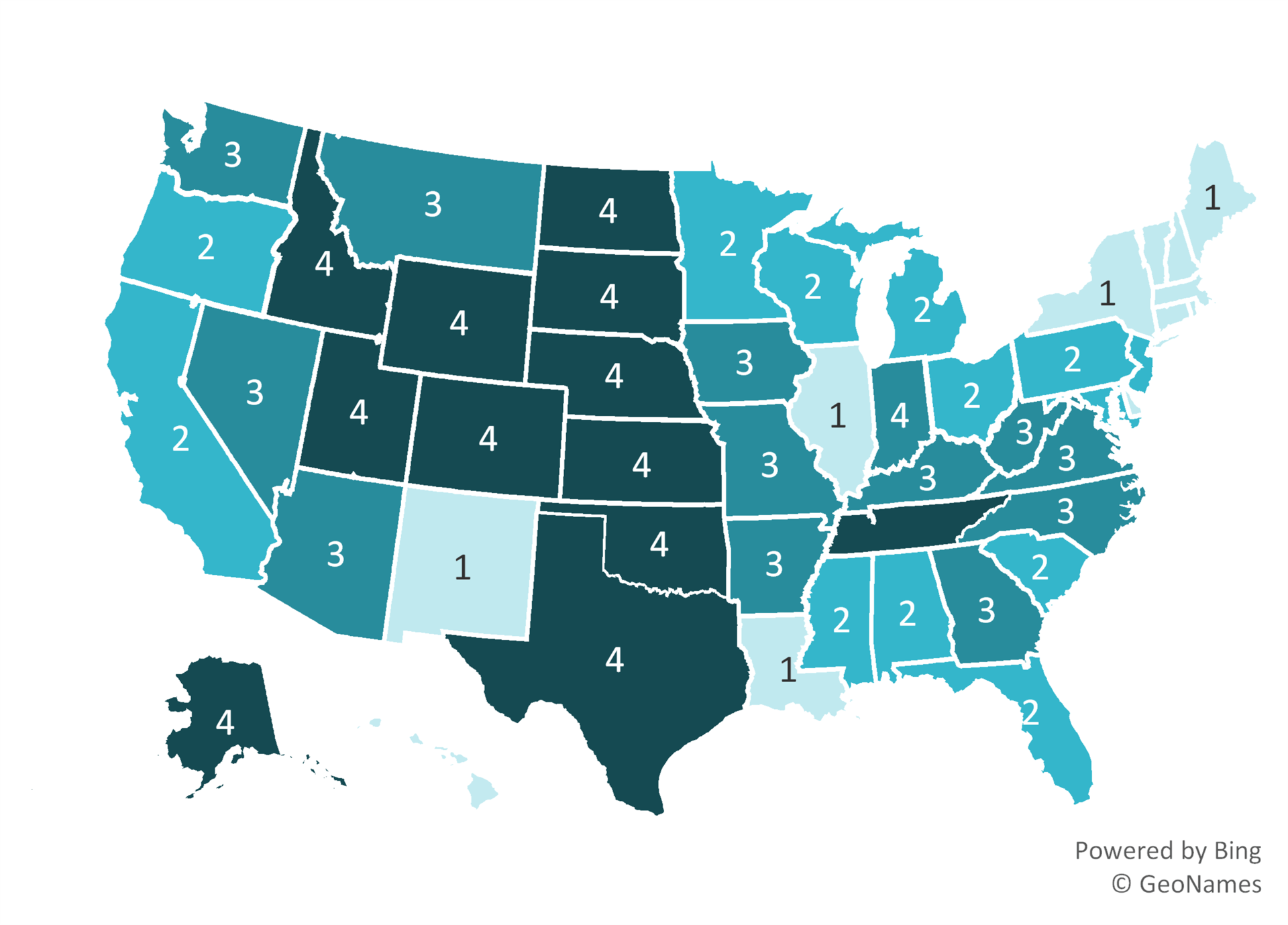 Refined Marriage Rate in the U.S.: Geographic Variation, 2024