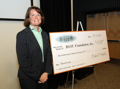 Prominent alumna makes donation to Popular Culture