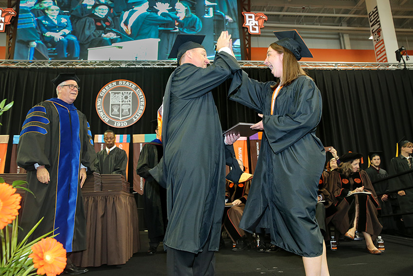 Achievement honored at 288th BGSU commencement