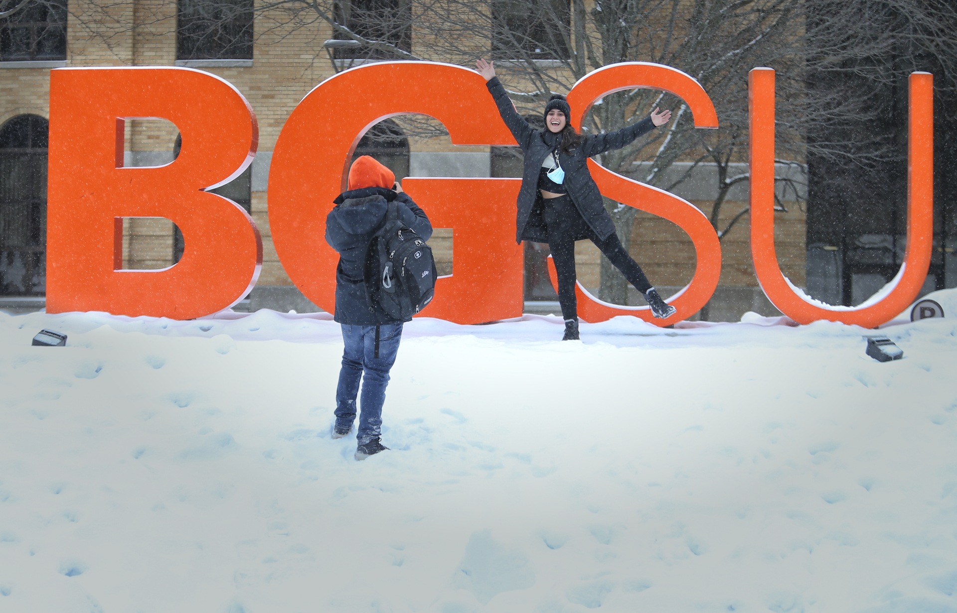 In Photos: A snow-covered BGSU