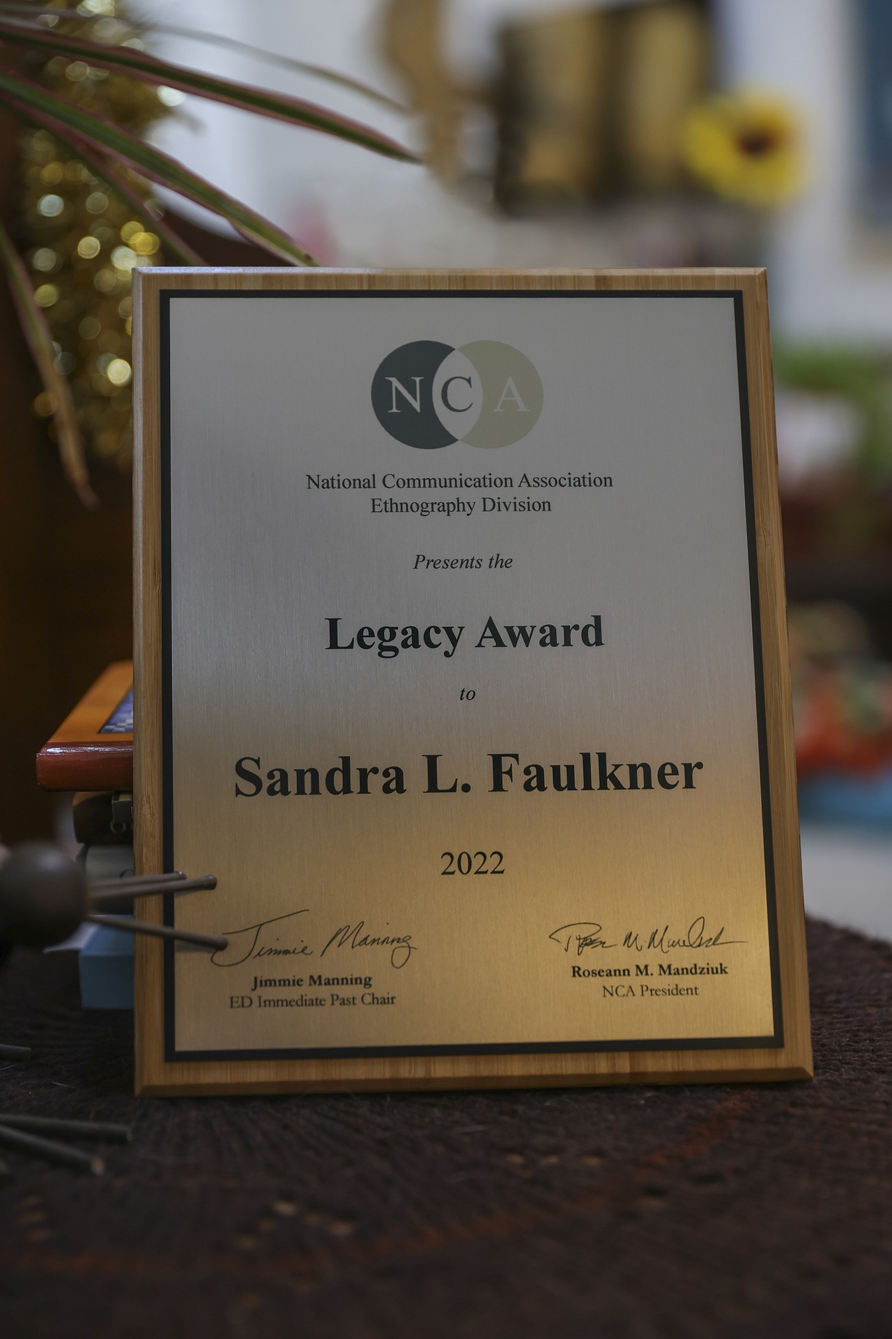 National Communication Association bestows Legacy Award upon BGSU professor