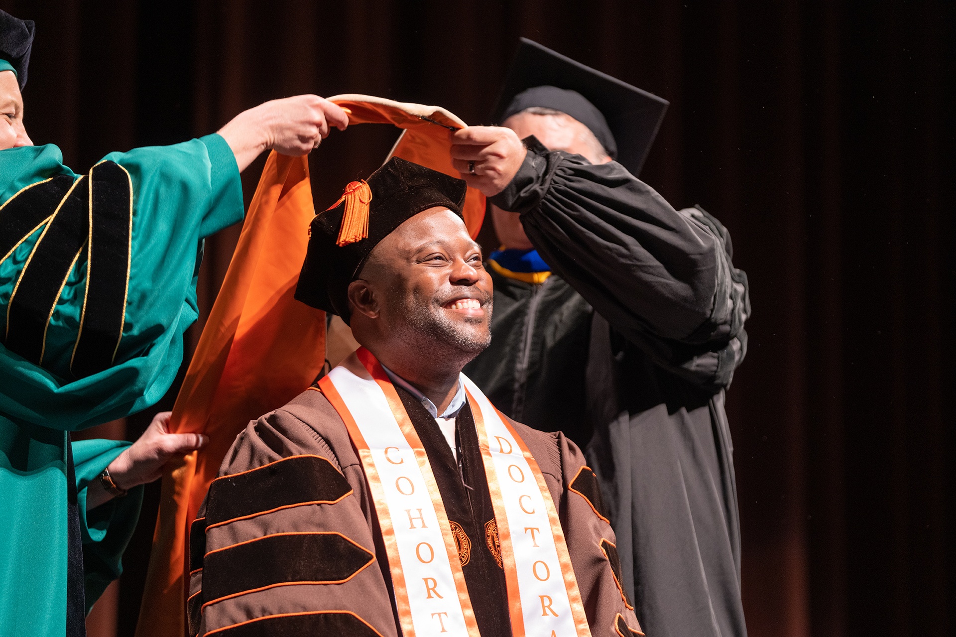 Inaugural Hooding Ceremony honors BGSU doctoral student achievements