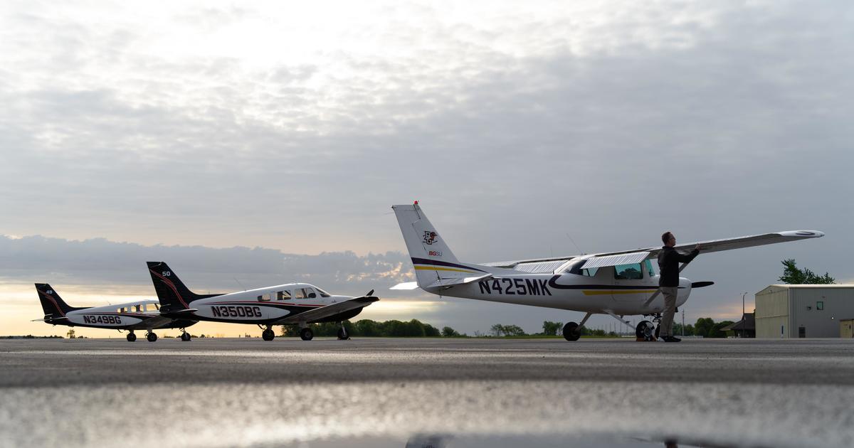 BGSU Falcon Flight Team shines at national aviation competition