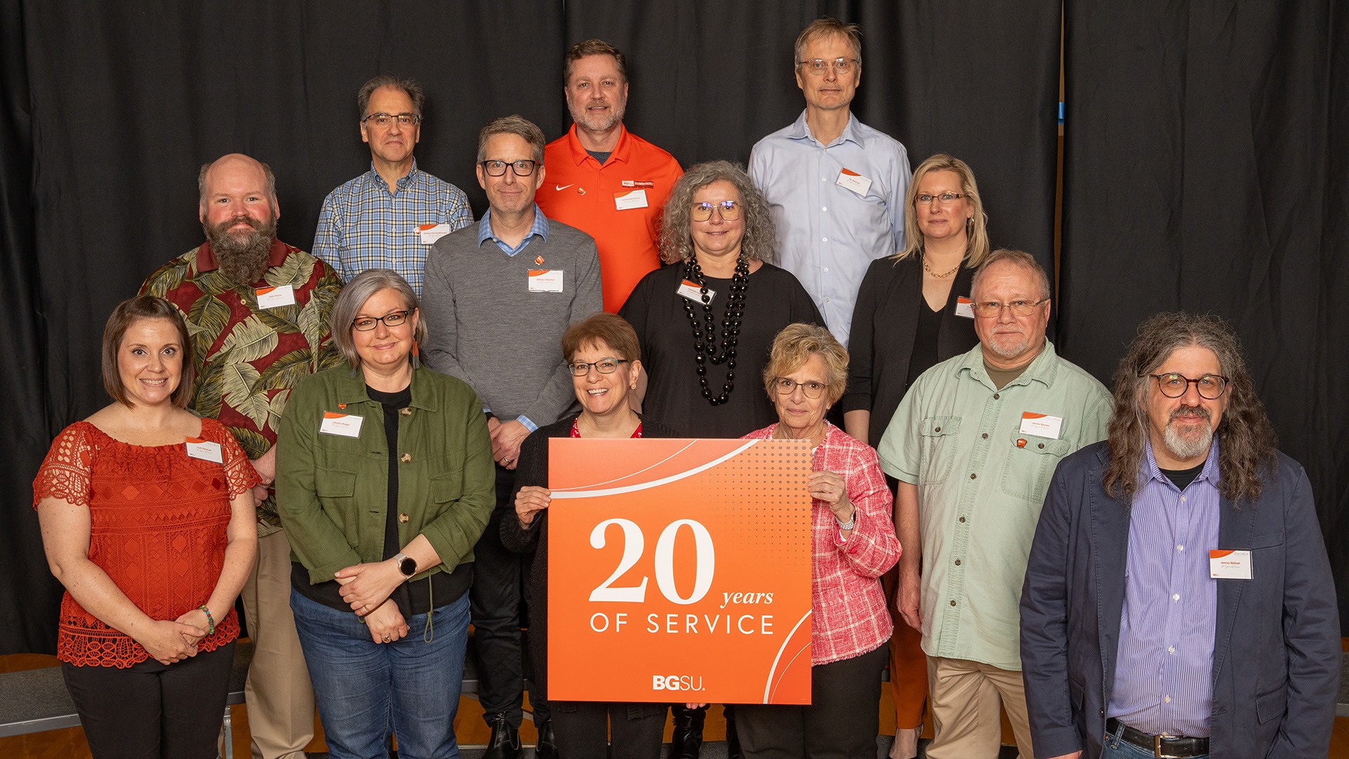 BGSU recognizes employee milestones at annual Service Awards