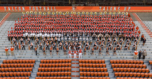BGSU Falcon Marching Band grows to 475 members for 2025-26 season, one ...